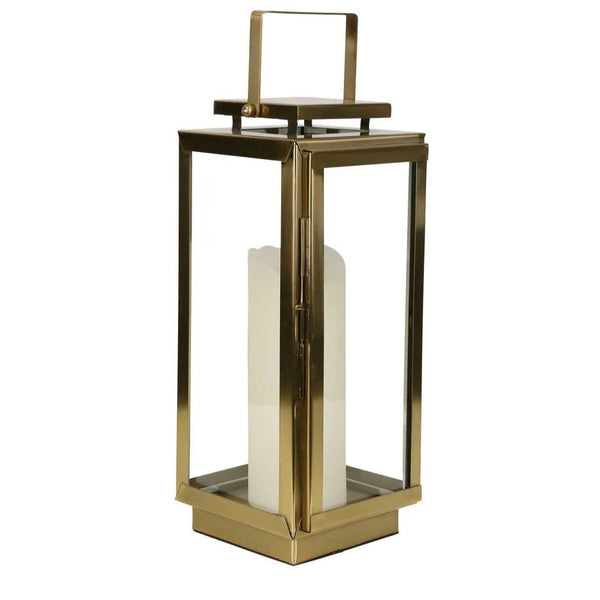 Amalfi Gold Hurricane Lantern Large - OFO Outdoor Furniture